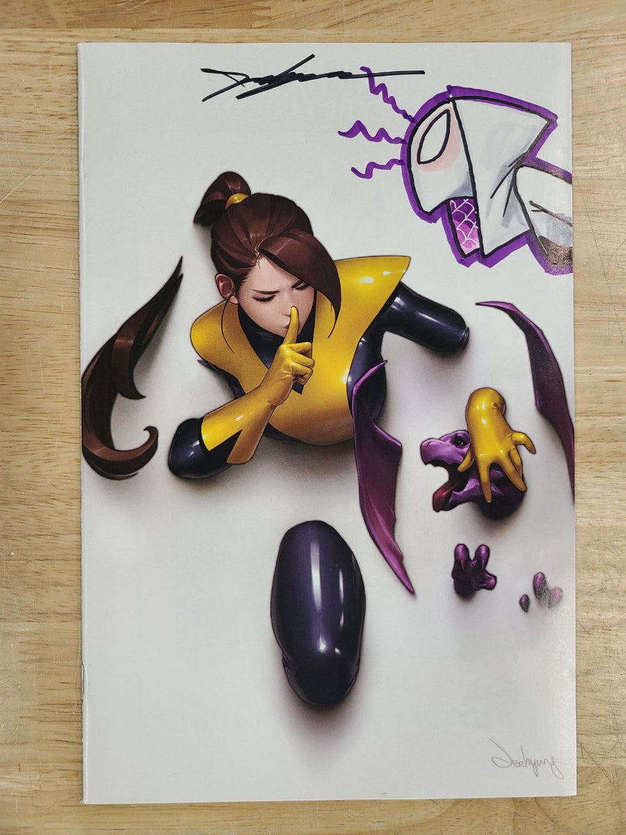 Marvel Marauders #3 Jeehyung Lee Virgin Sketch Art Remarked & Signed